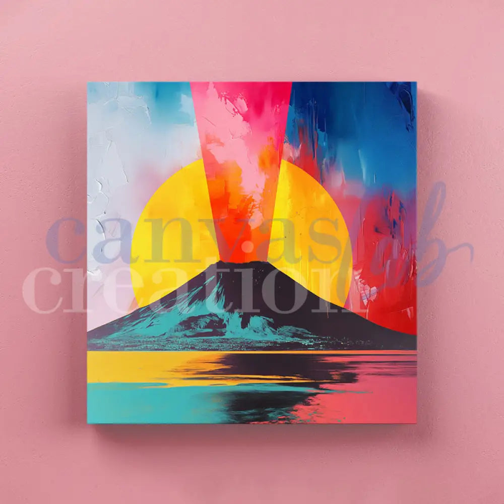 Vesuvio Canvas Pop - Quadri Moderni di Napoli su Tela